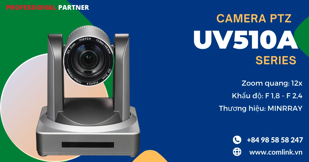 Camera UV510A Minrray tự động lấy nét hình ảnh mượt mà