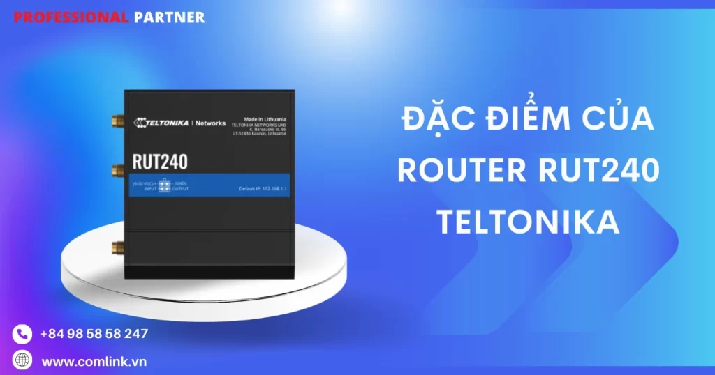 Router RUT240 Teltonika có chức năng Hotspot phát sóng Wifi