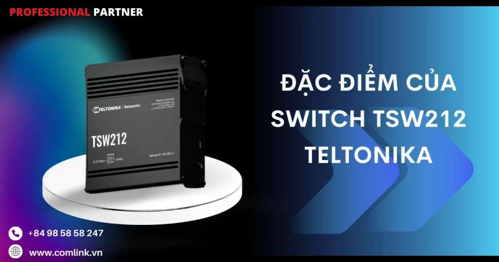 Switch TSW212 Teltonika cho khả năng hỗ trợ máy khách DHCPv6