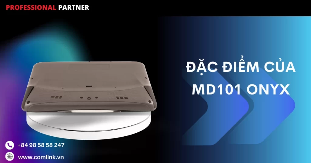MD101 Onyx kết nối với các thiết bị ngoại vi qua USB Type-A