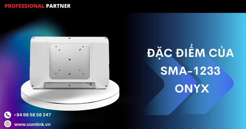 SMA-1233 Onyx hỗ trợ module bộ nhớ DD4 SODIMM tối đa 16 Gb
